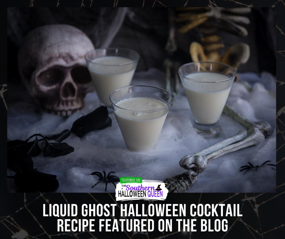 Liquid Ghost Halloween Cocktail - The Southern Halloween Queen